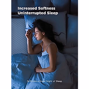 PERLECARE 3 Inch Gel Memory Foam Mattress Topper for Pressure Relief, Premium Soft Mattress Topper for Cooling Sleep, Non-Slip Design with Removable & Washable Cover, CertiPUR-US Certified - Twin