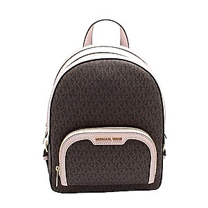 Michael Kors Jaycee Medium Logo Backpack (Powder Blush) 35S2G8TB2B-424