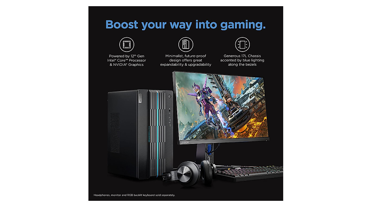 Lenovo Gaming Desktop PC with RTX 3060 and i7 Processor