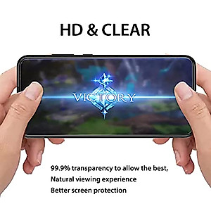 Ailiber Compatible with Lively Smart Screen Protector[2 Pack], Jitterbug Smart3 5007S Tempered Glass Film Anti-Scratch, HD Clear Case Friendly, Bubble Free Screen Protector for Jitterbug, Lively Smart