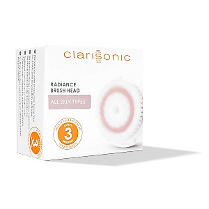 Clarisonic Radiance Facial Cleansing Brush Head Replacement | Compatible with Mia 1, Mia 2, Mia Fit, Alpha Fit, Smart Profile Uplift and Alpha Fit X, Pack of 1