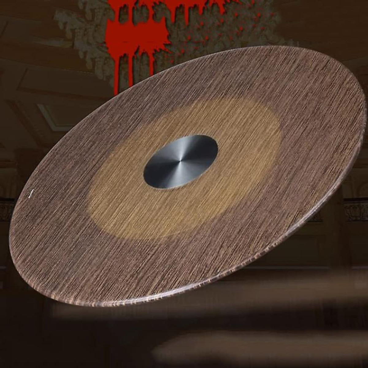 THIKK Tabletop Lazy Susan Turntable, Round Glass Turntable, 360° Smooth Rotating Serving Plate, Restaurant Serving Plate, Hotel Display Serving Tray (Size : 90cm/36in)