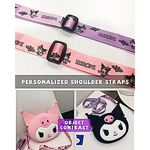 Kuromi Bag,my melody backpack,Kuromi Accessories,Cute Cartoon Character Bag, My Melody Anime Toy Bag