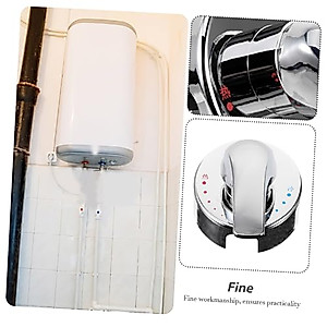 SEWOART Water Heater Mixing Valve Bathtub Decor Shower Valve Bathroom Trim Kit Temp Valve Shower Valve Temperature Mixing Valve Single Handle Shower Handle Trim Alloy Silver