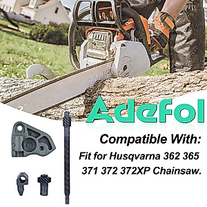 Adefol Chain Tensioner Adjuster Screw for Husqvarna 362 365 371 372 372XP Chainsaw Kit Repl