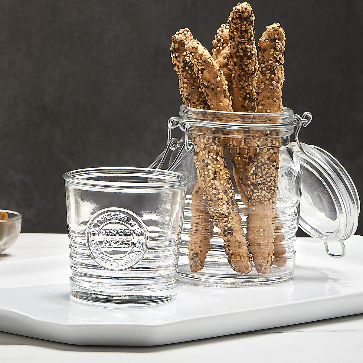 Bormioli Rocco Officina 1825 Rocks Set of Four, Clear