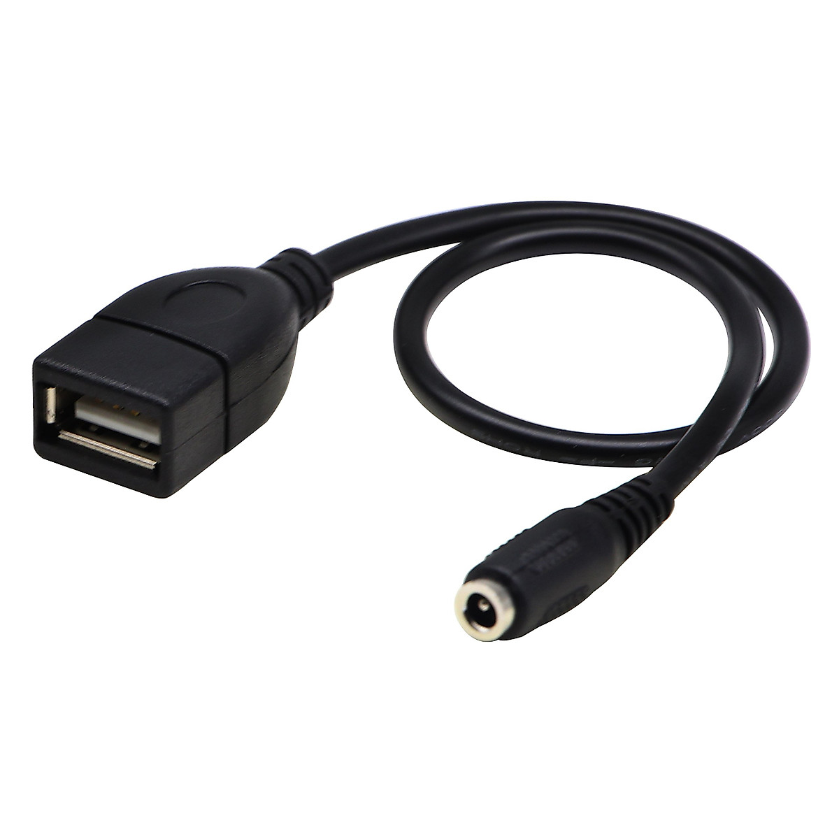 zdyCGTime USB 2.0 AFemale to DC 3.5x1.35mm Female Adapter Cable 5 Volt DC Barrel Power Jack Charging Cable for Tablet, Electronic Dog, Access Control Attendance (28CM/11inch F/F, DC 3.5x1.35mm-2packs)