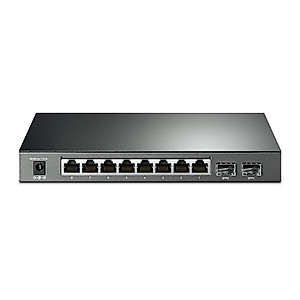 TP-Link TL-SG2210P V3| Jetstream 8 Port Gigabit Smart Managed PoE Switch | 8 PoE+ Ports @61W, 2 SFP Slots | Support Omada SDN PoE Recovery (Renewed)