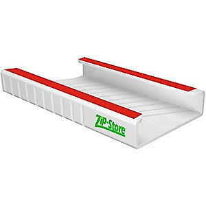 Zip n Store - Your Refrigerator Organizer Bins - Ziploc Bags Easy Fridge Organizer - Organizes 10 Bags, Perfect For Leftovers, Easy To See & Install, Access Food, Does not come with Tracks - Door