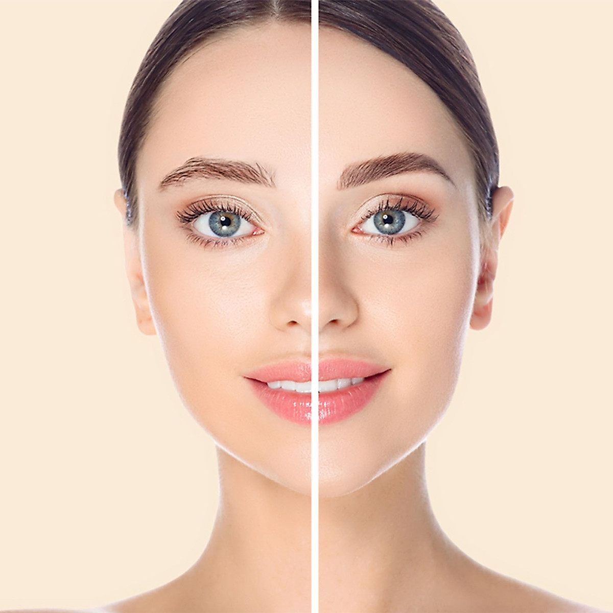 G G Colors Eyebrow Stamp Stencil Kit - Eye Brow Stamping Kit, One Step Brow Trio Stamp Kit, Eyebrow Powder with 10 Reusable Eyebrow Stencils Kit