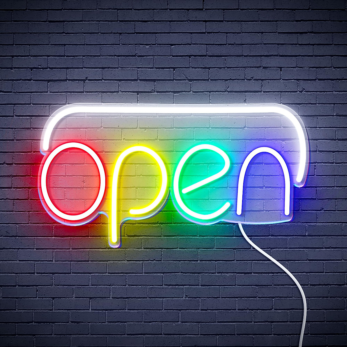 AdvPro Open Flex Silicone LED Neon Sign - Blue - st16s32-fnu0244-b