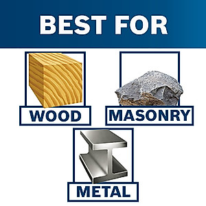 BOSCH MS4091 91-Piece Drilling and Driving Mixed Set with Included Case for Applications in Wood, Metal, Masonry