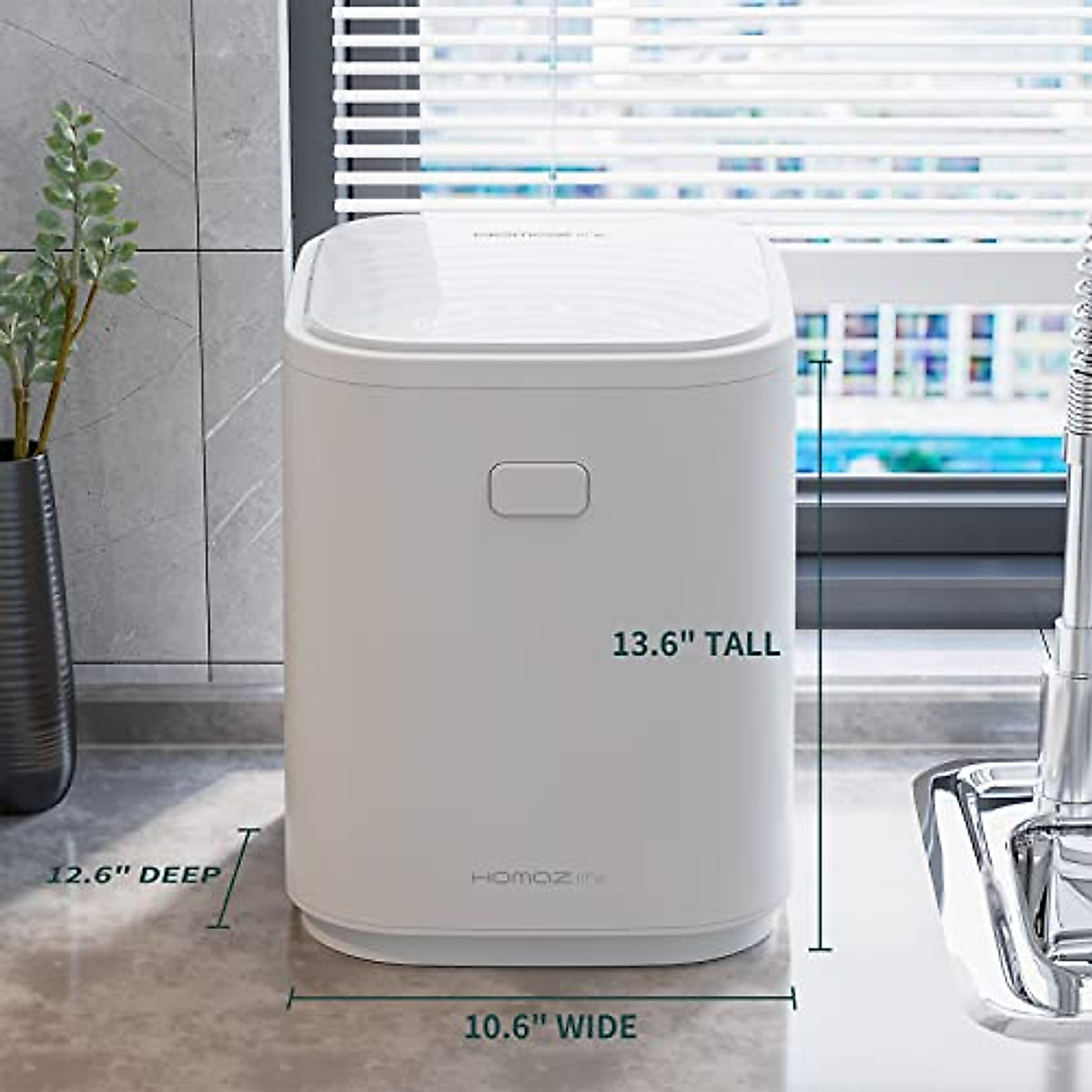 Homaz life Electric Kitchen Composter, Smart Waste Compost Machine, Indoor Countertop Food Cycler, 4.5 Liters