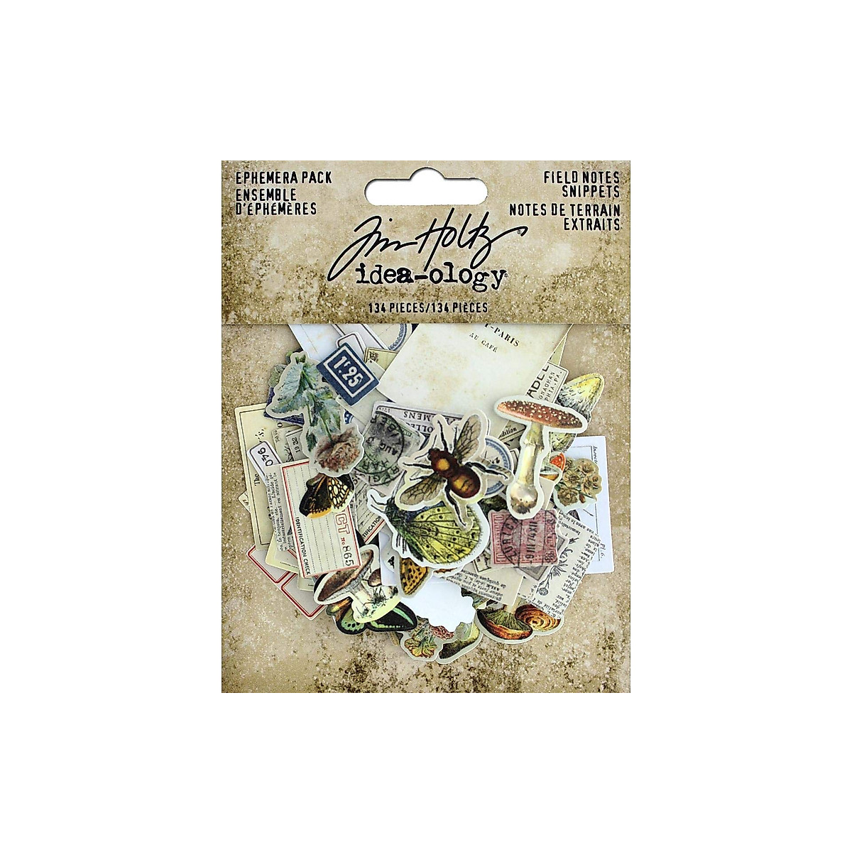 Tim Holtz - Advantus EPHEMERA SNIPPETS ID FIELDNOTES, us:one size, Field Notes