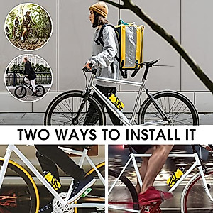 WEST BIKING Bike Water Bottle Cage, Durable Ultralight Plastic Water Drink Holder Rack, Lightweight PC for Bicycle, Cycling Bottle Holder Cages for MTB, Road/ Mountain Bikes