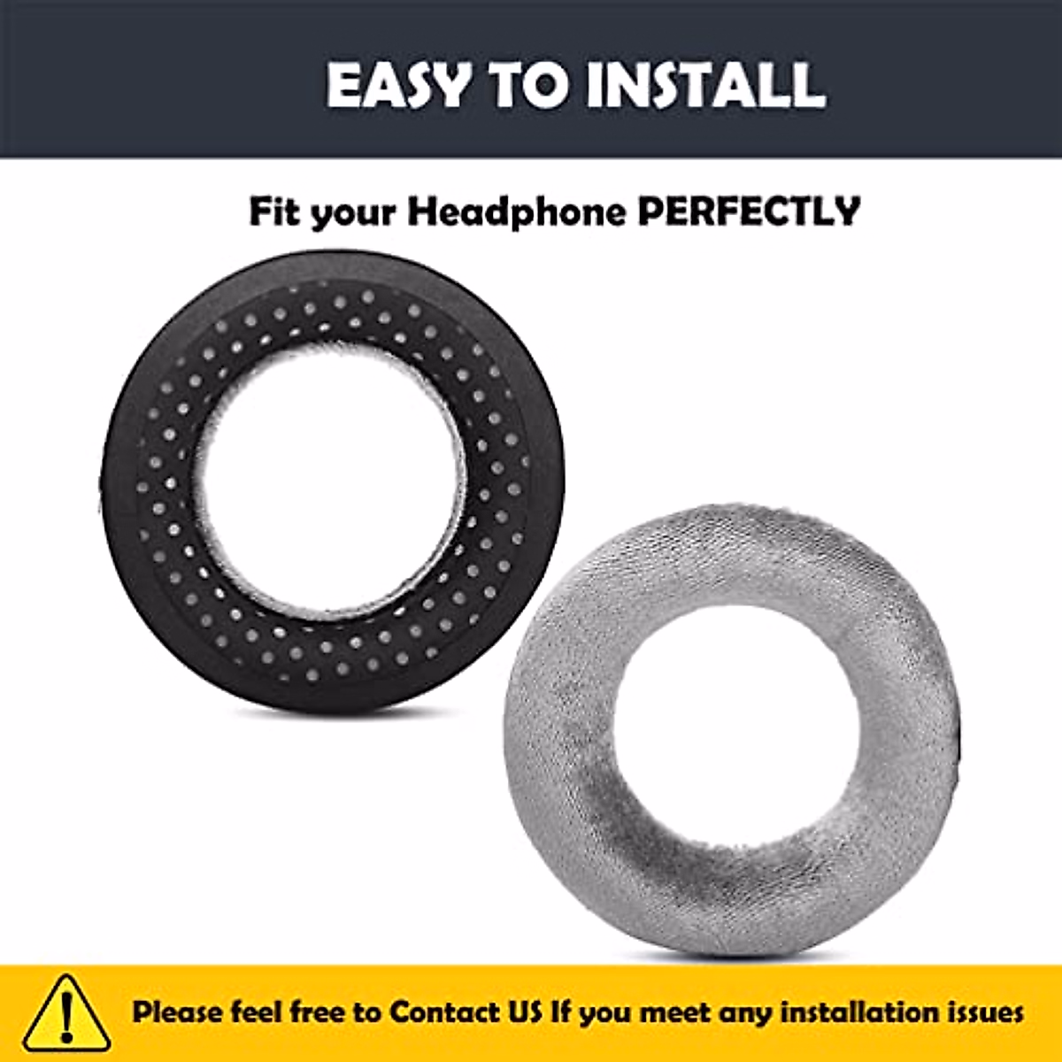 HTINDUSTRY Durable Headphone Ear Pads Replacement-Earpads Compatible with Beyerdynamic DT 990 Pro DT 770 Pro DT990 DT770 Pro Headphone Headset