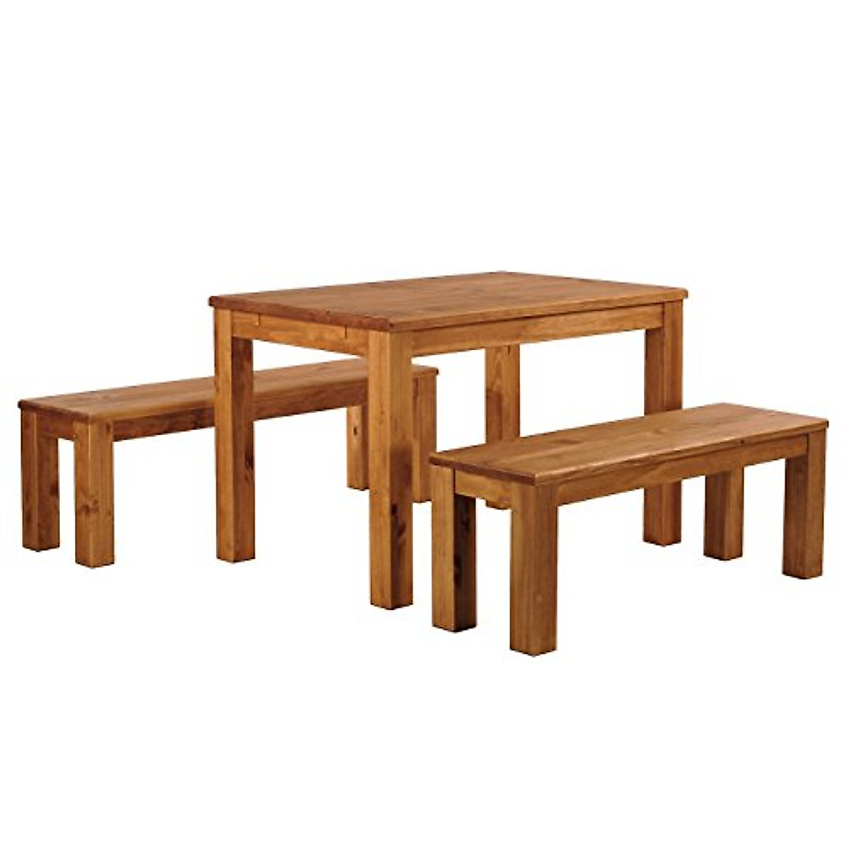 B.R.A.S.I.L.-Möbel TableChamp Bench Rio Solid Pine 70.9 Inch Honey Wood Oiled
