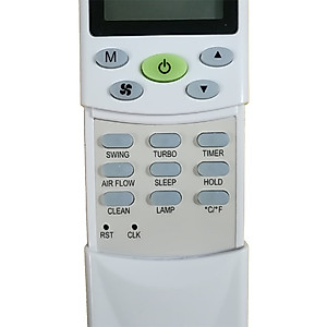 Replacment for D Air Air Conditioner Remote Control Model Number ZHF/TY-01 ZHF-TY-01