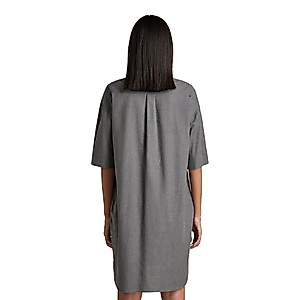 G-STAR Pocketony Short Sleeve Shirt Dress, Basalt Heather, Large
