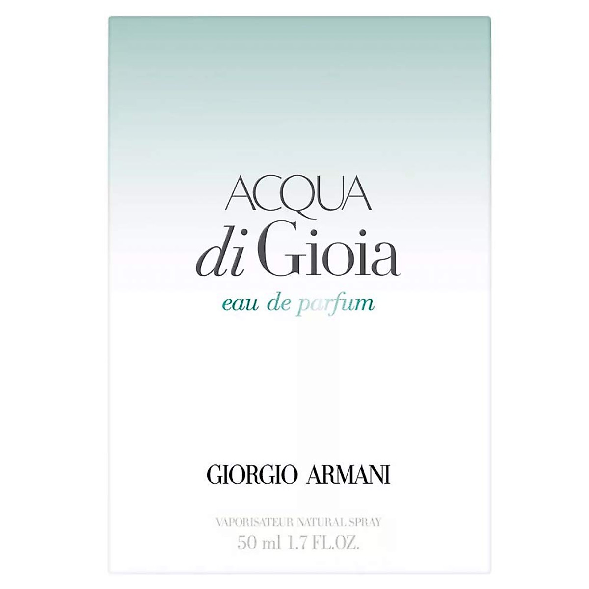 Giorgio Armani Acqua Di Gioia Eau de Parfum Spray For Women, 1.7 Fl Oz