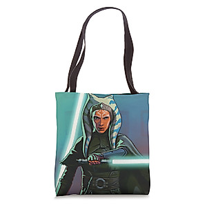 Star Wars The Mandalorian Ahsoka Tano Warrior Tote Bag