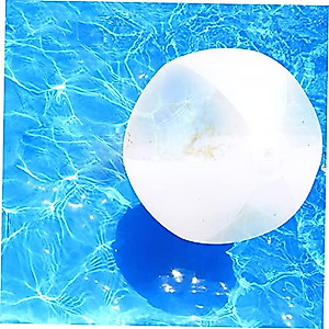 Kisangel 3pcs Glitter Beach Ball Summer Pool for Kids Mini Inflatable Pool Mini Pool for Kids Inflatable Glitter Beach Ball Pool Party Float Inflatable Toy Ball PVC Water Toy for Kids Flash