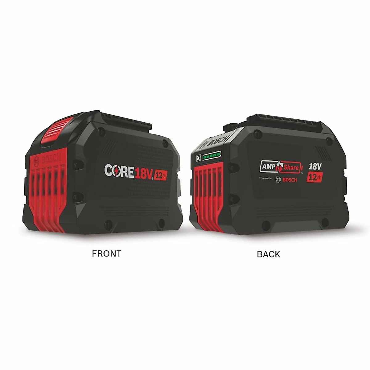 Bosch GXS18V-18N27 18V Starter Kit with (2) CORE18V® 12 Ah High Power Batteries and (1) GAL18V-160C 18V Lithium-Ion Battery Turbo Charger