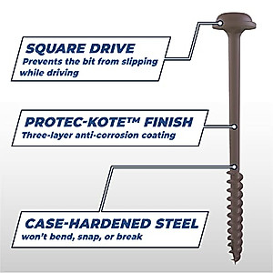 Kreg SML-C4X400-30 XL Pocket-Hole Screws 4", (30 Count)