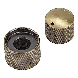 Guitar Control Knob, Potentiometer Knob Universal Sturdy Bronze for Bass