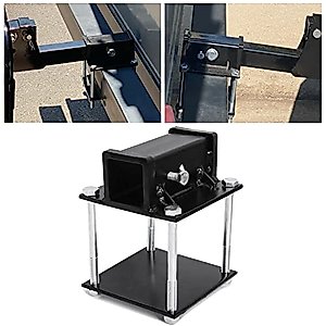 ECOTRIC 2" Bumper Hitch Reciver Bumper Adaptor RV Square Bumper for Bike Cargo Carrier Hitch Receiver Adapter