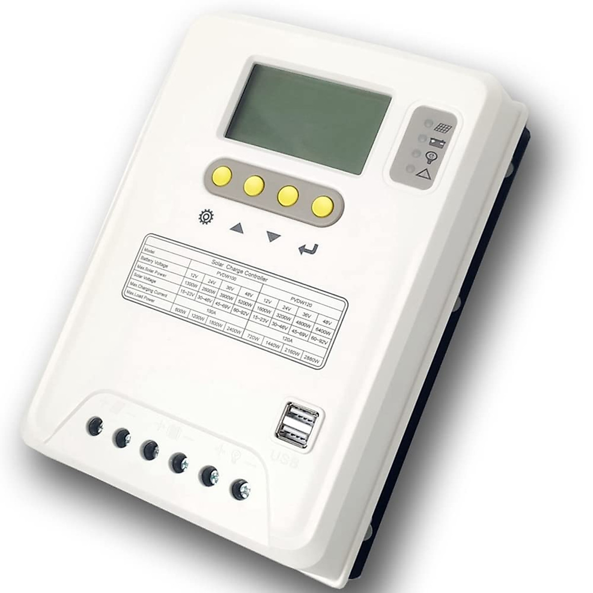 PRIZOM Solar Controller 12V 60A Photovoltaic Charger Lithium Lead Acid Activation Charger Controller