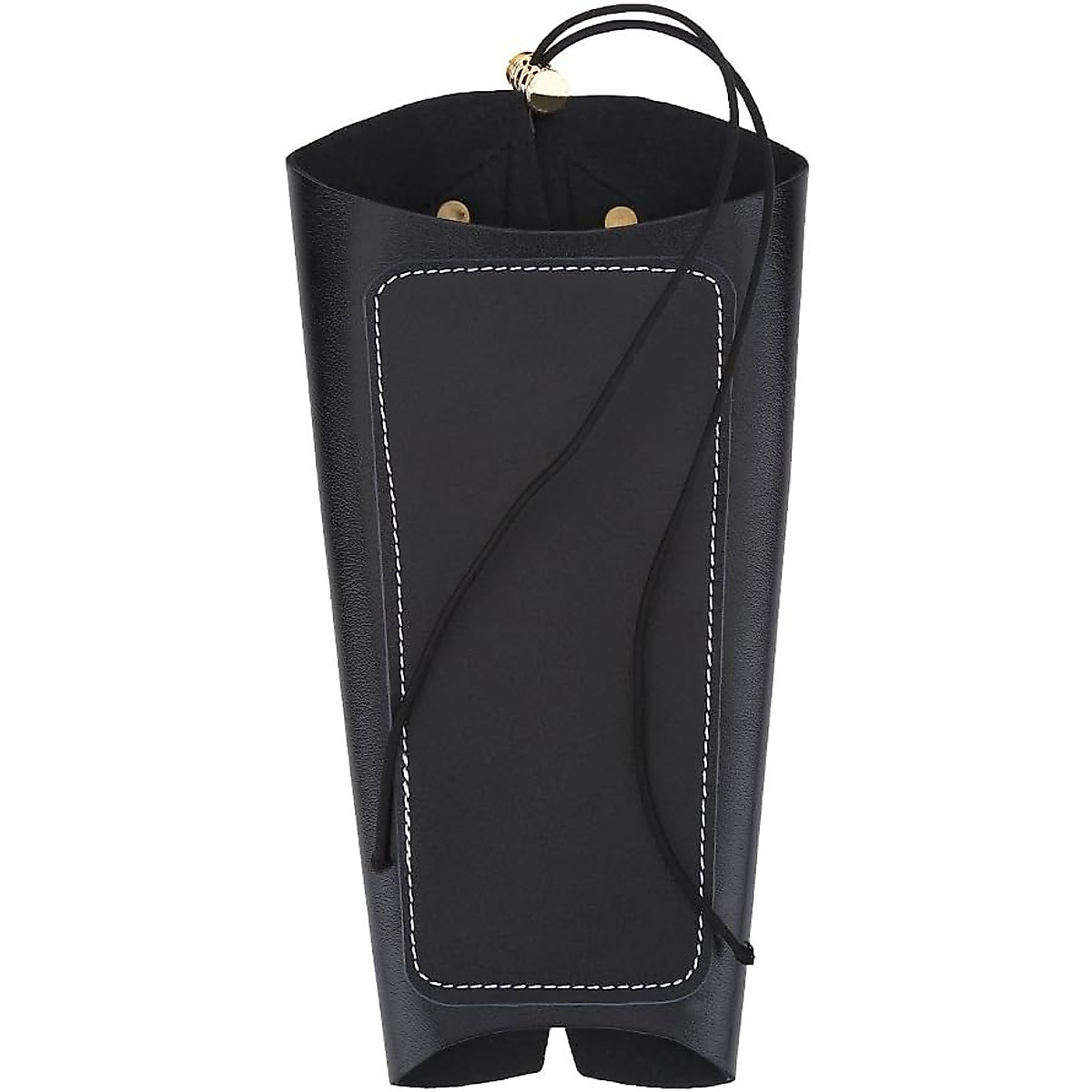 Tbest Leather Arm Guards Armguard for Archery Brown/Black Adult Youth Leather Protective Arm Guards Protector Wristband Costume for Recurve Bow Shooting Hunting, Adjustable