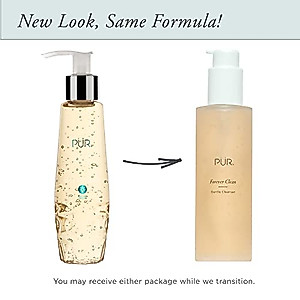 PÜR MINERALS Forever Clean Gentle Facial Cleanser, Sulfate-Free Makeup Remover, Vegan-Friendly Formula, Green Tea, Aloe Vera