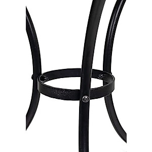 French Bistro Table (Geridon) 28", White Marble, by Bonnecaze