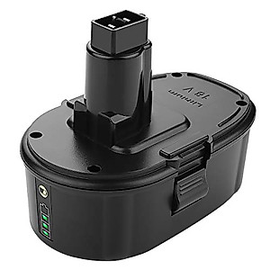 Powilling Innovation 6.0Ah Lithium-Ion Replacement Battery for Dewalt 18V XRP Ni-Cad battery DC9096 DC9098 DC9099 DE9039 DE9095 DE9096 DE9098 DW9095 DW9096 DW9098 DE9503 DC9182 Dewalt 18Volt Batteries