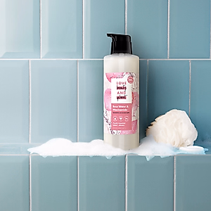 Love Beauty and Planet Plant-Based Body Wash Nourish and Illuminate Skin Rose Water and Niacinamide Made with Plant-Based Cleansers and Skin Care Ingredients 32.3 fl oz