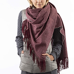 isotoner Women's Large Blanket Cold Weather Soft and Warm Travel Scarf