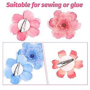 White Round Felt Circles, 200 Pcs Felt Circles for Crafts, 1 Inch Pre Cut Felt Craft Pads Non-Woven Felt Fabric Circles Soft Thick Felt Circles for DIY Sewing Handcraft Flower Making Hair Accessories