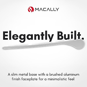 Macally Wired Keyboard for Mac | Compatible Apple Keyboard (78 Keys) External Keyboard for MacBook Pro/Air, iMac, Mac Mini/Pro - Plug and Play USB Computer Keyboard