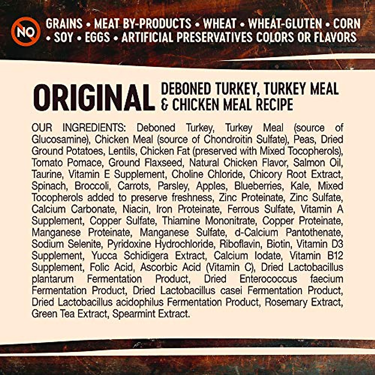 Wellness CORE Grain-Free High-Protein Dry Dog Food, Natural Ingredients, Made in USA with Real Meat, All Breeds, For Adult Dogs (Original Turkey & Chicken, 4-Pound Bag)