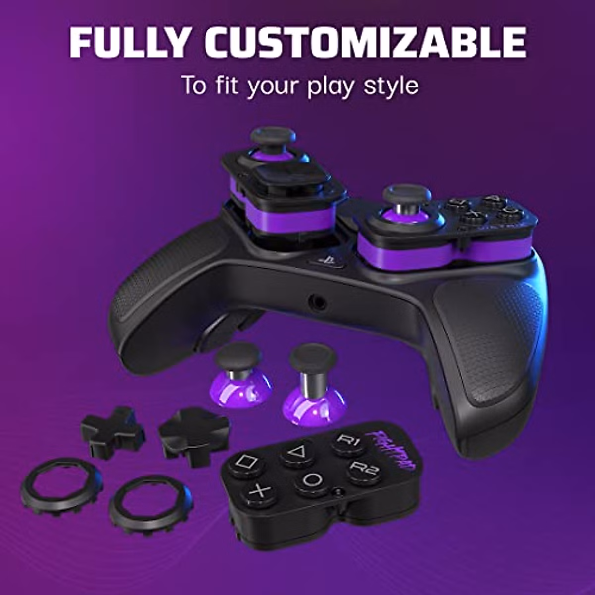 Victrix Pro BFG Wireless Gaming Controller for Playstation 5 / PS5 - Wired or Wireless Power, Mappable Back Buttons, Customizable Triggers/Paddles, App Support (PC)