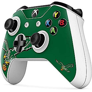 Skinit Decal Gaming Skin compatible with Xbox One S Controller - Officially Licensed NFL Philadelphia Eagles Retro Logo Design