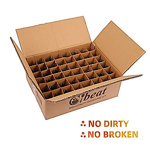 Cibeat 48 Pack 1oz Amber Glass Eye Dropper Bottle with 3pcs Stainless Steel Funnels and Long Glass Dropper and Cleaning Brush - 30ml Leakproof Travel Bottles for Liquids Like Essential Oils