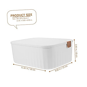 Cabilock 1pc Underwear Storage Box Belt Plastic Container Plastic Compartment Organizer Box Desk Drawer Containers with Lids Bra Compartment Organizer Closet Underwear Organizer Socks Case