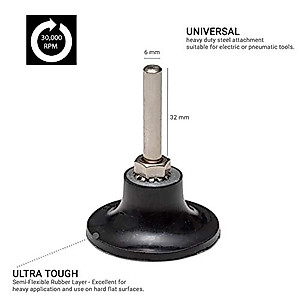 Glass Polish GP12731 Roll-on Backing Pad S-Type, Quick-Lock Backer, Ø 2 inch