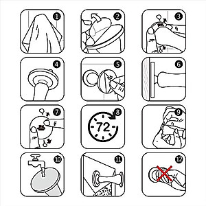 ZC GEL Door Stop, Silicone Magnetic Door Stop Holder Wall Mount Damage-Free with Durable Waterproof House Door Stopper,Eco-friendly Special Adhesive Door Stoppers No Need to Drill Collision Mute(Gray)