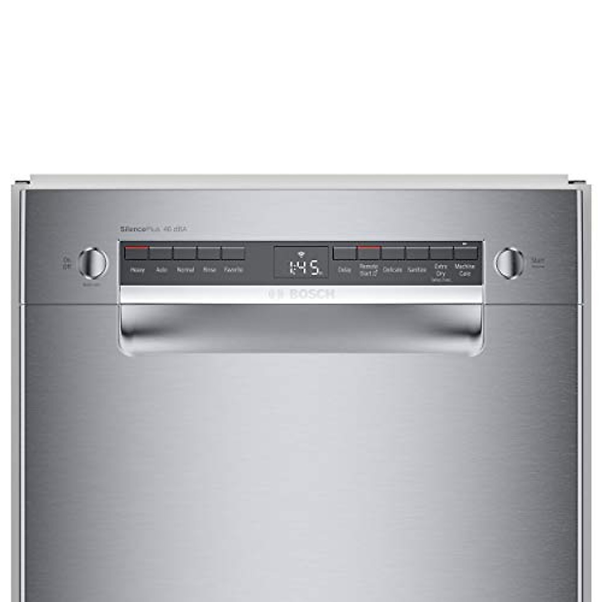 Bosch 300 Series ADA 18" Stainless Steel Recessed Handle Dishwasher - SPE53B55UC