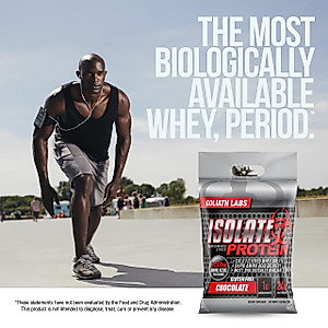 Goliath Labs Whey Protein Isolate [10 lbs/Strawberry] –Pure Protein Powder, 100% Cold Filtered, 24,000mg Amino Acids/Serving, Protein Mix for Muscle Strength (Packaging May Vary) – Diet & Nutrition