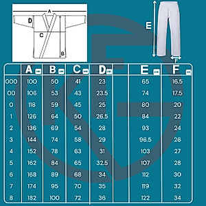 Knockout Fight Gear Karate Gi Kids & Adults Medium Weight Martial Arts Uniform Student Karate Gear With Free White Belt (White, 00 (3'9"-4'/50 lbs))