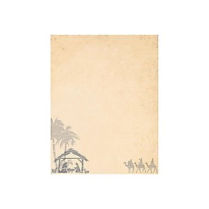 Great Papers! Holy Night Holiday Letterhead, 8.5" x 11", 80 sheets (2018028)